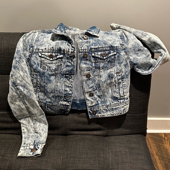 Jackets & Coats | Vintage Style Denim Jean Jacket | Poshmark